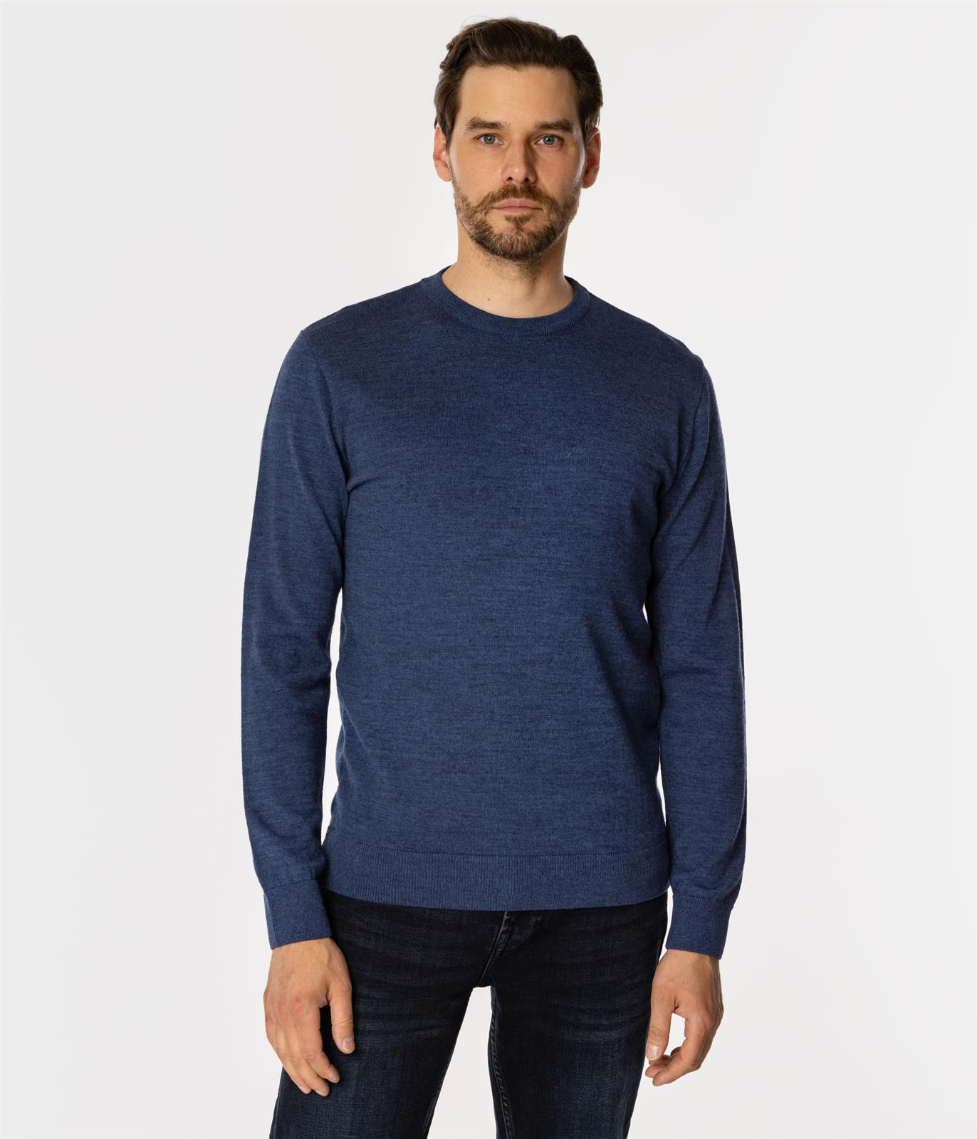 Sweter męski regular z wełną merino LOKI MERA JEANS - Lee Cooper