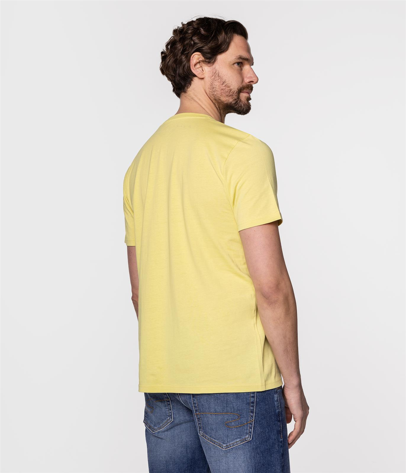 T-shirt z małym haftowanym logo OBUTCH 0875 ENDIVE - Lee Cooper